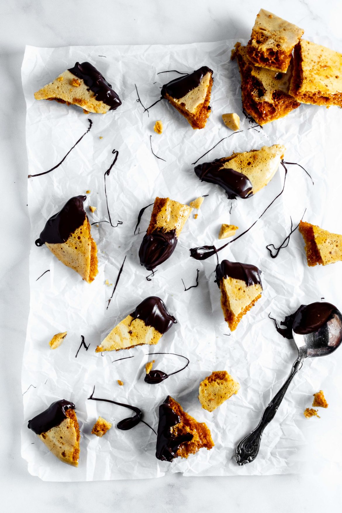 chocolate dipped honeycomb - whisked away kitchen