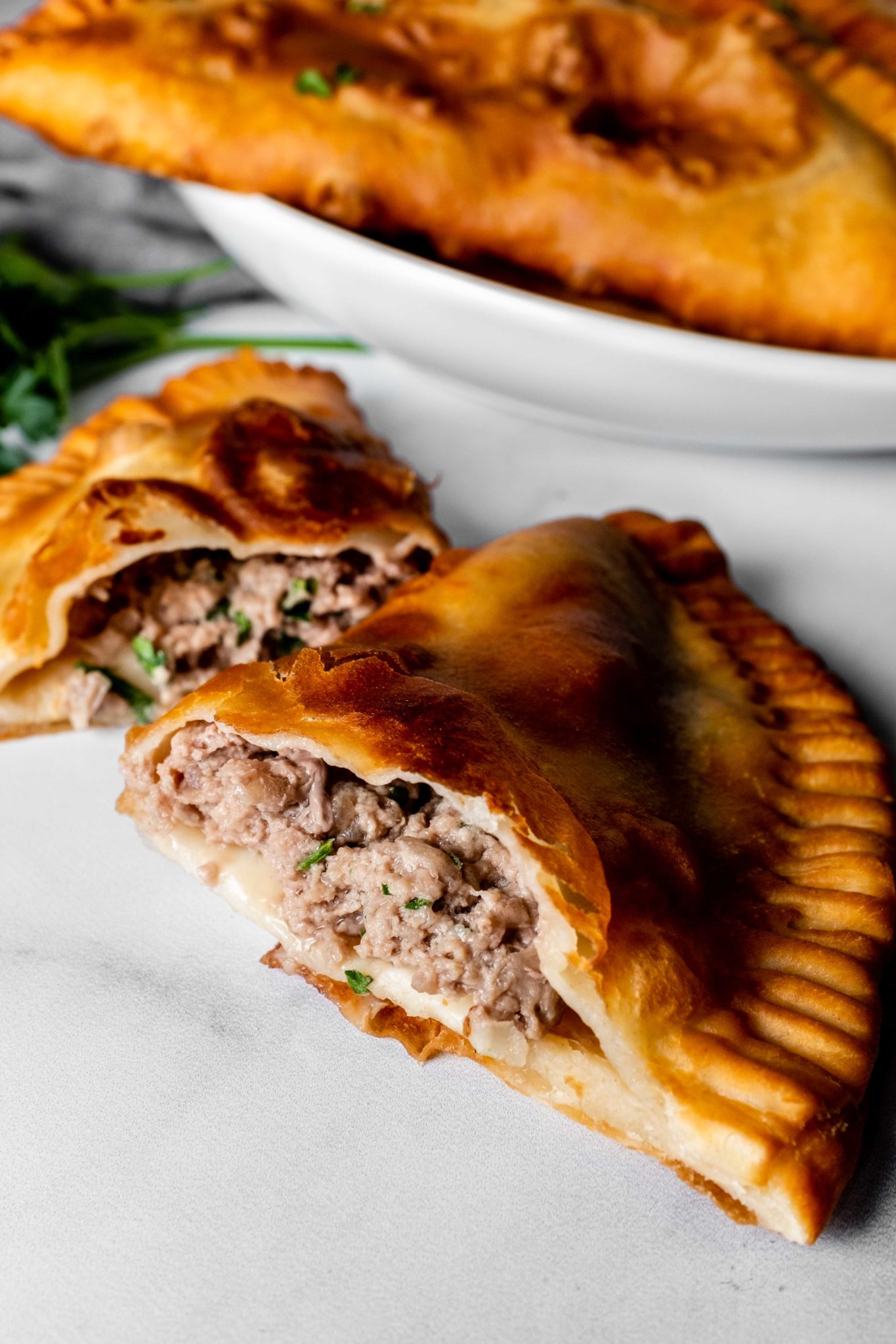 Chebureki - Fried Beef Pockets - Whisked Away Kitchen