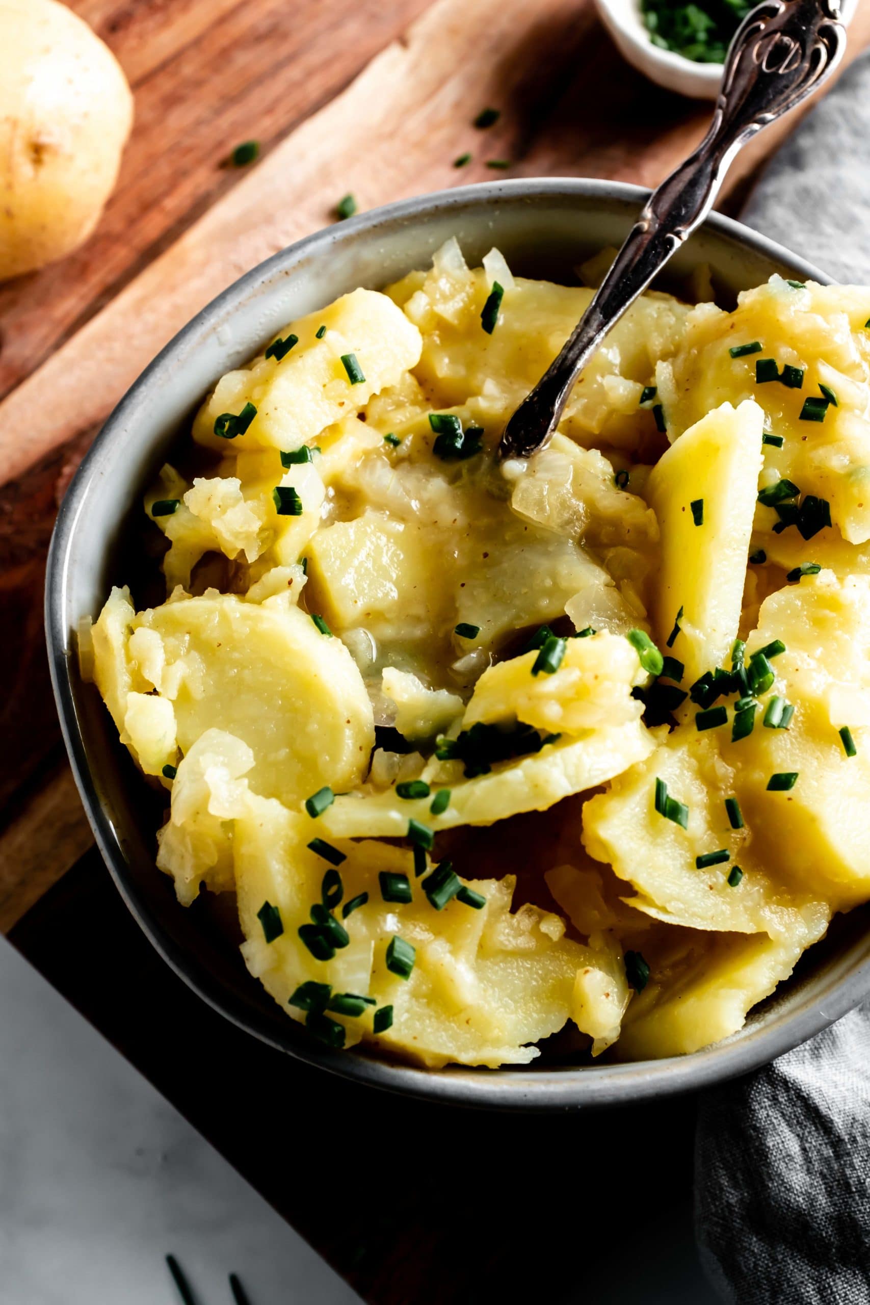 swabian potato salad - Whisked Away Kitchen