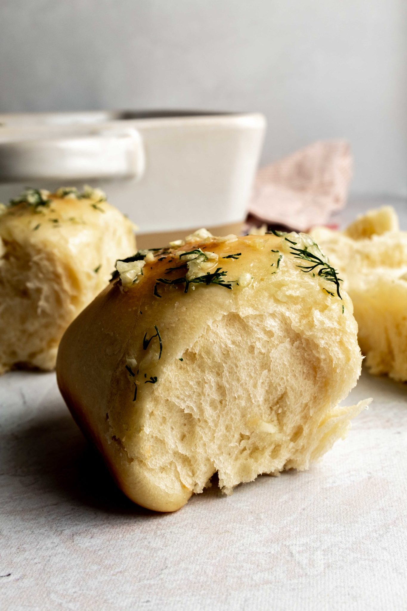 Pampushky (Ukrainian Garlic Rolls) - Whisked Away Kitchen