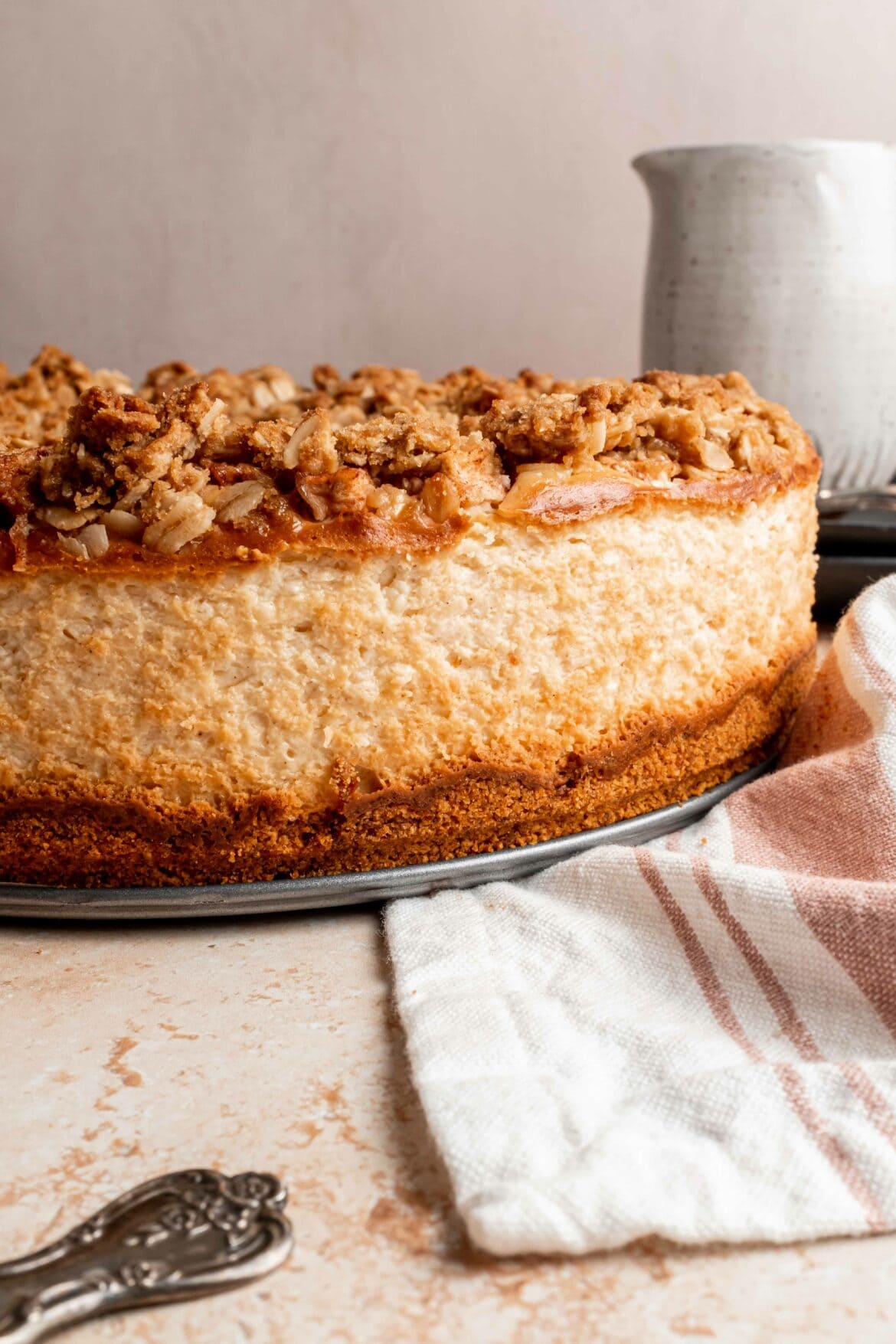 Apple Crumble Cheesecake - Whisked Away Kitchen