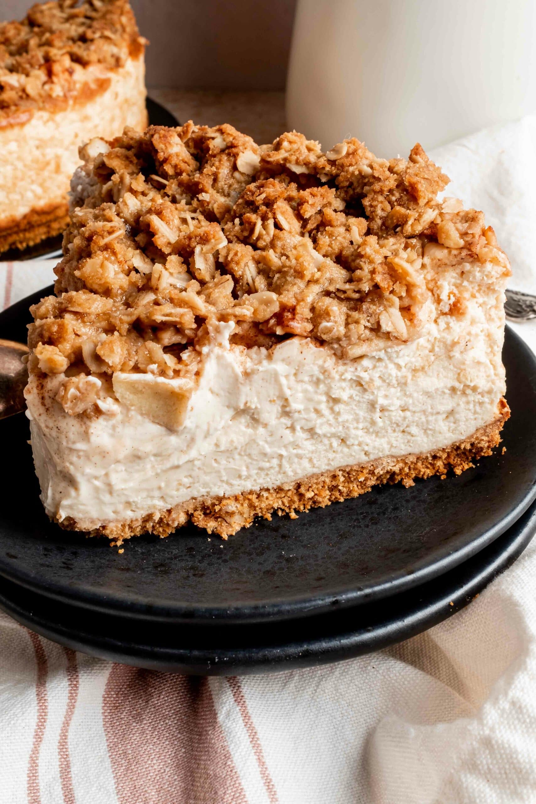 Apple Crumble Cheesecake - Whisked Away Kitchen