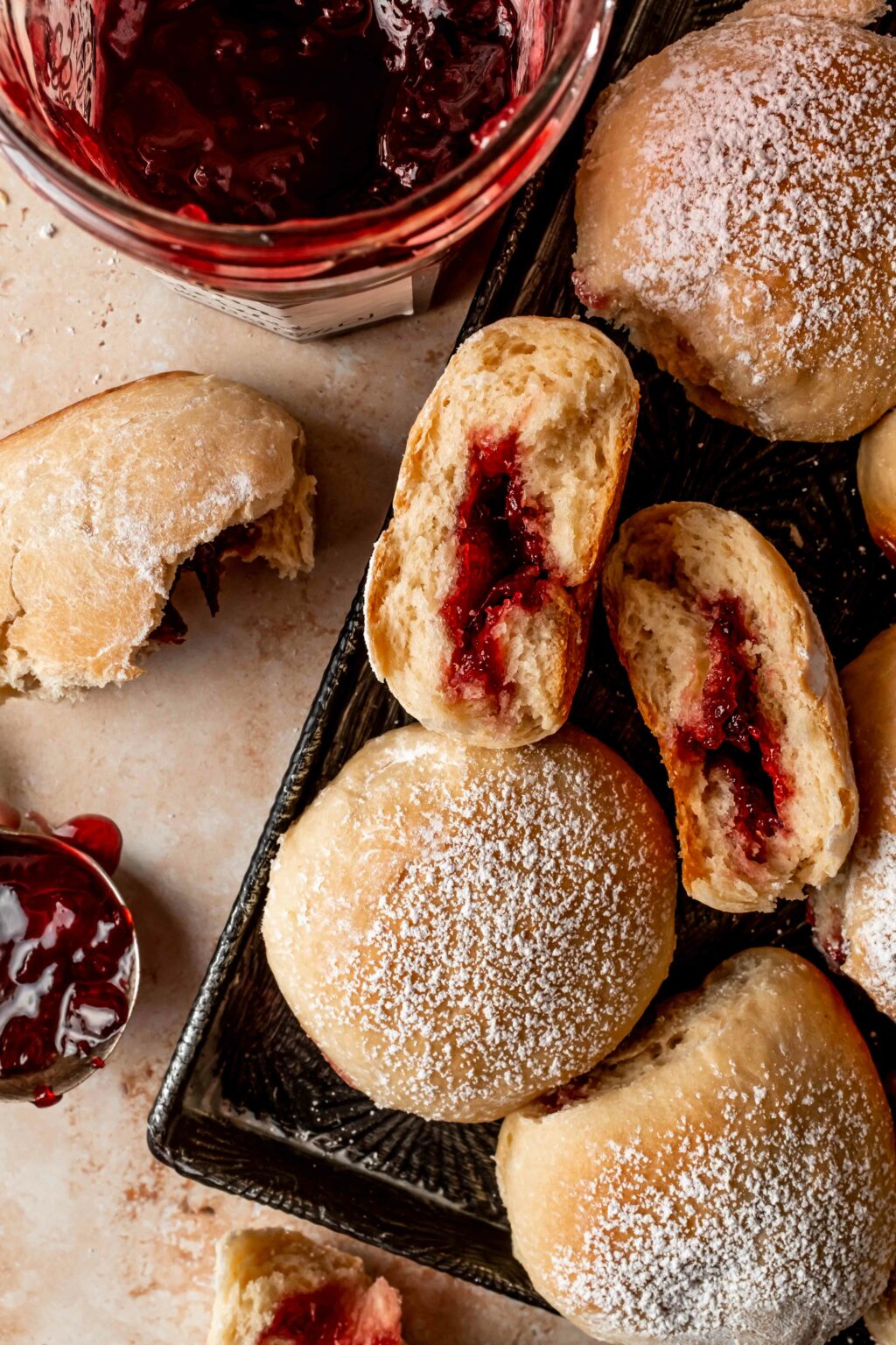 Buchty (Sweet Filled Buns) - Whisked Away Kitchen