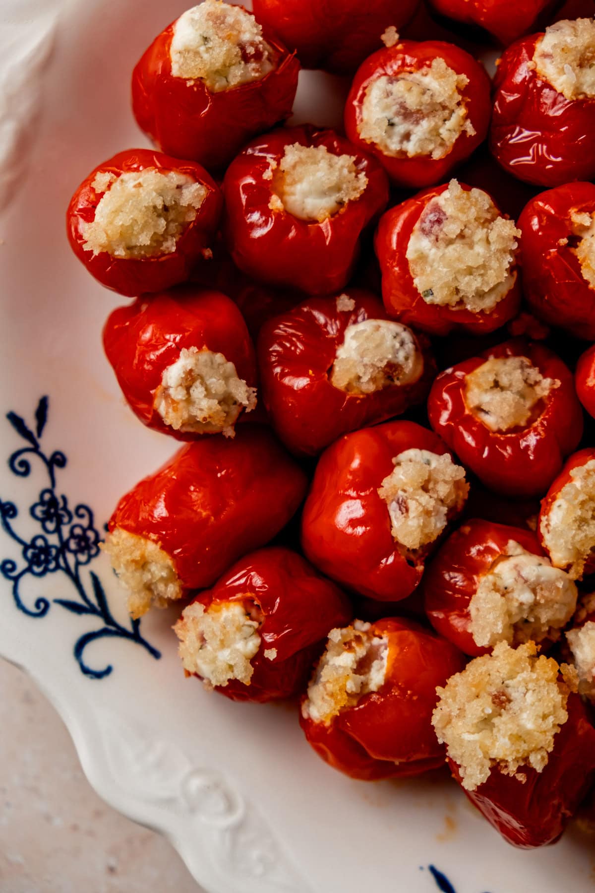 Goat Cheese Stuffed Peppadews - Whisked Away Kitchen