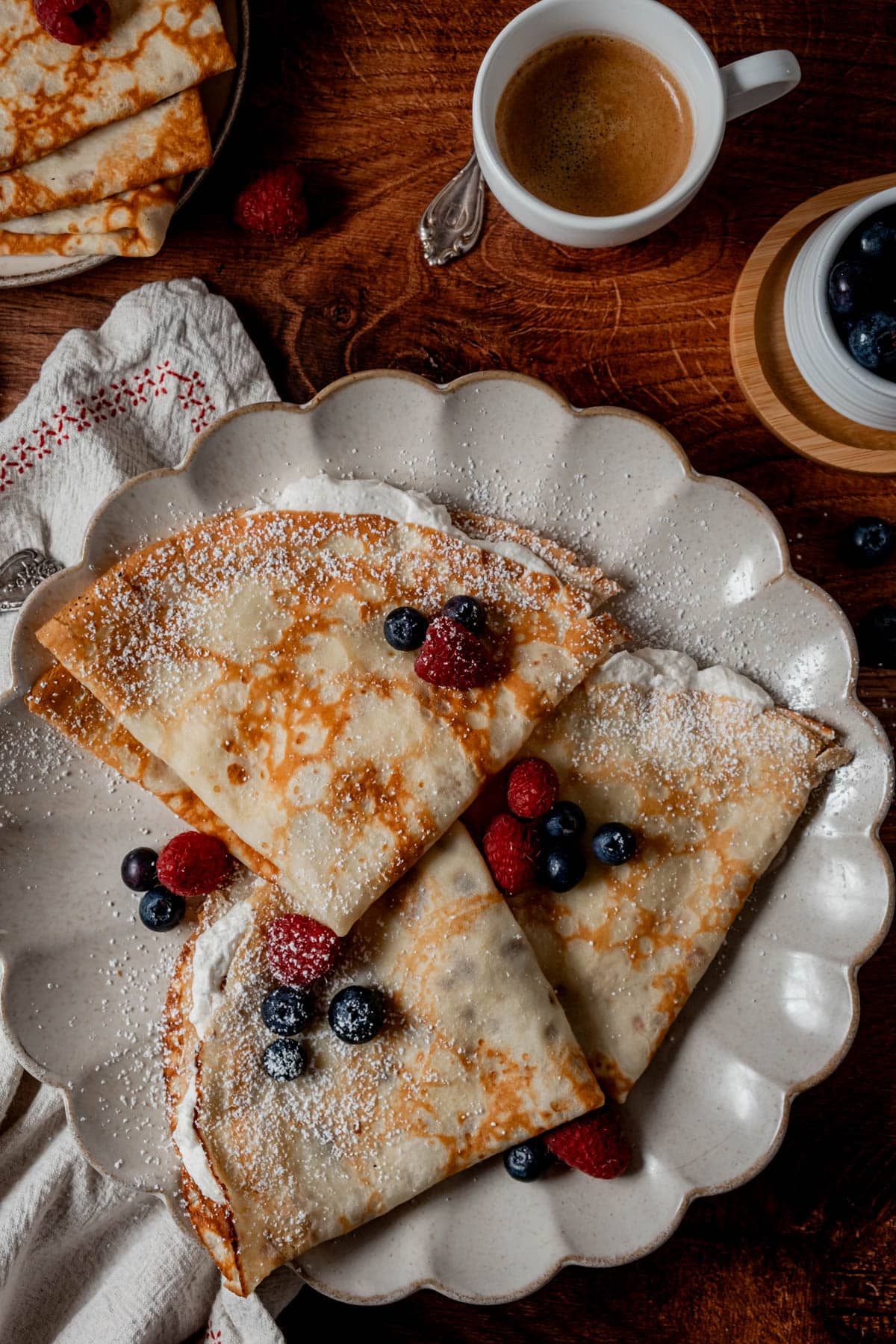 Blini (Russian Crepes) - Whisked Away Kitchen