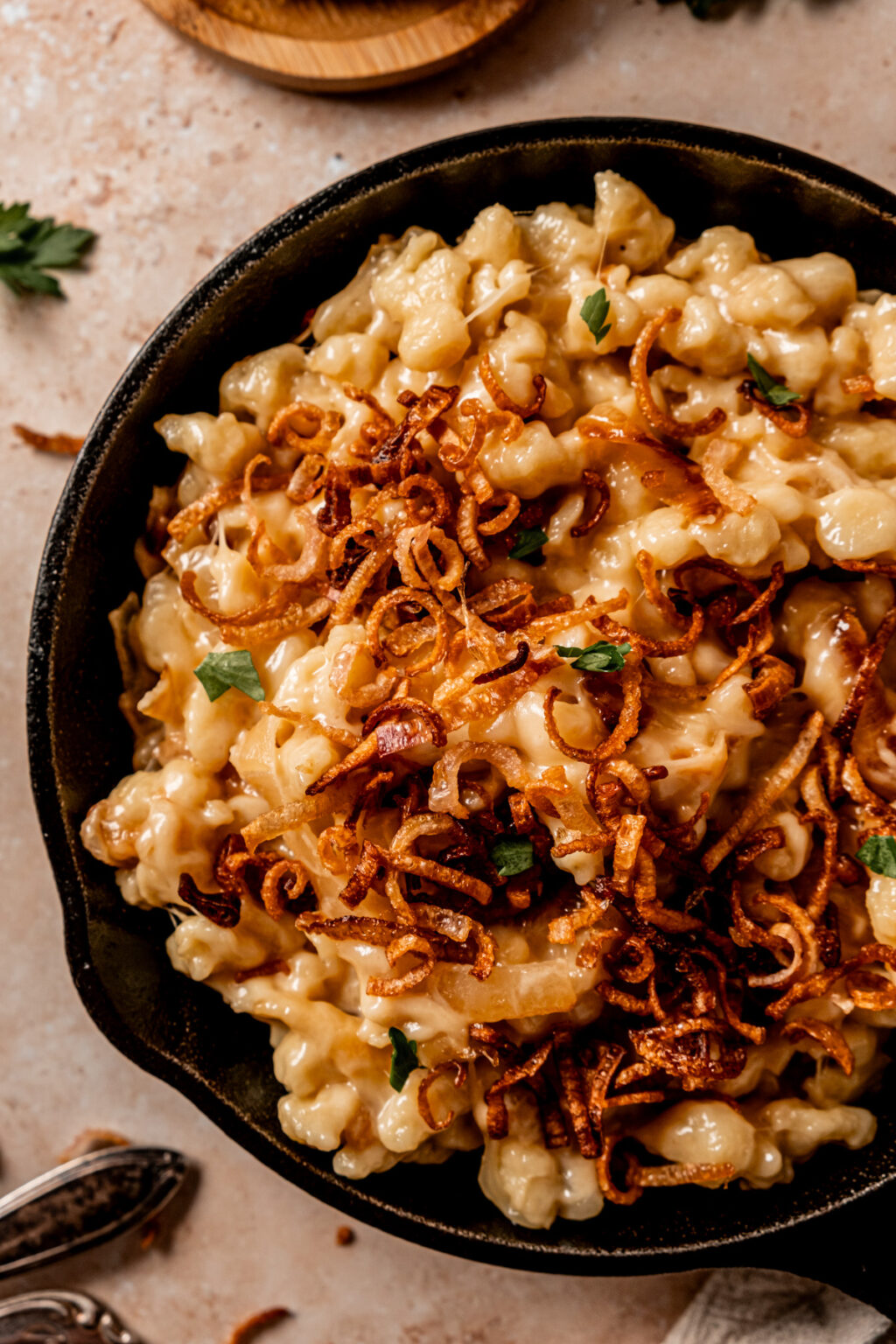 Käsespätzle (German Cheese Spaetzle) - Whisked Away Kitchen